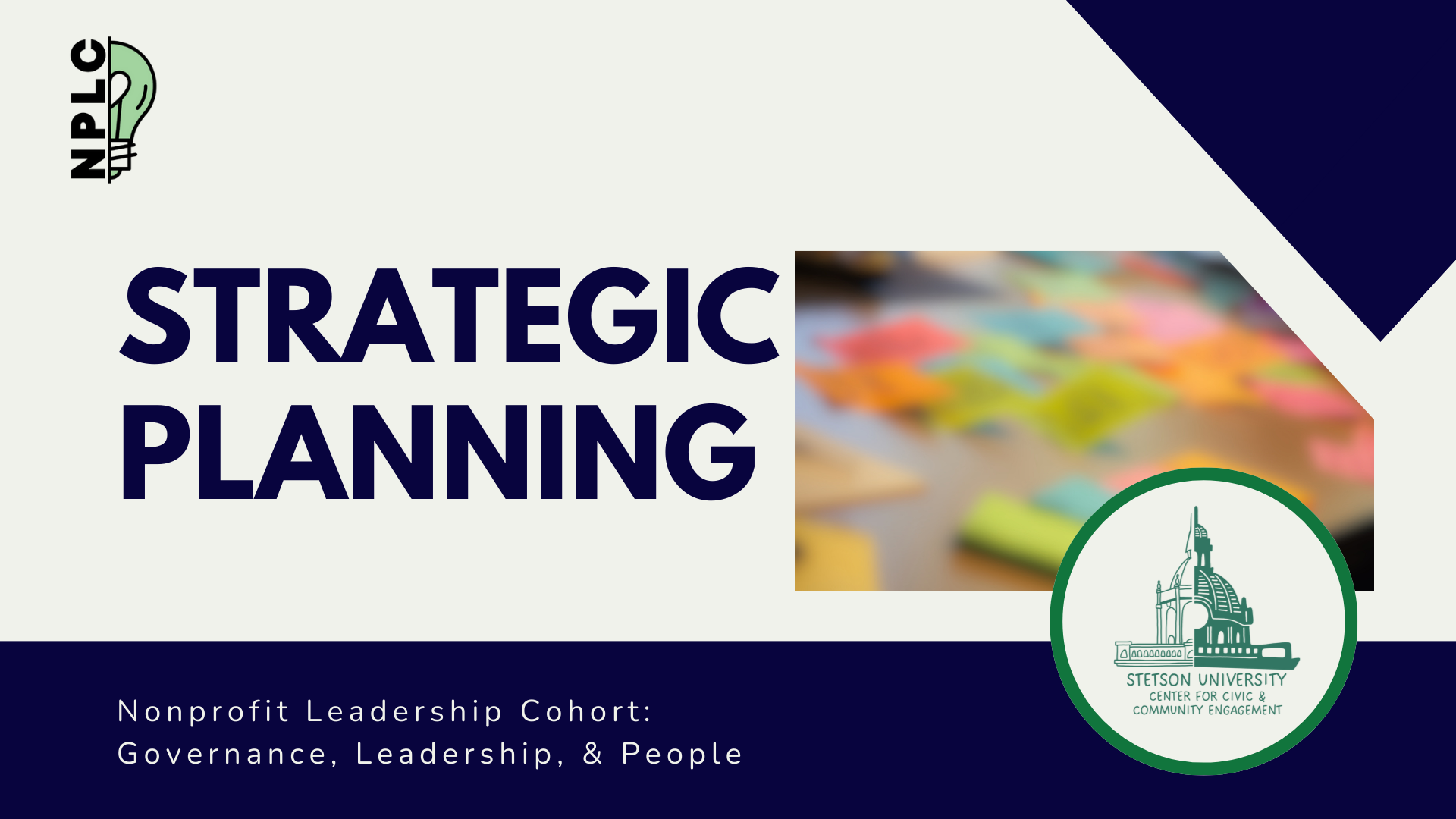 Non Profit Leadership Cohort: Governance and People -Week 5: Strategic ...