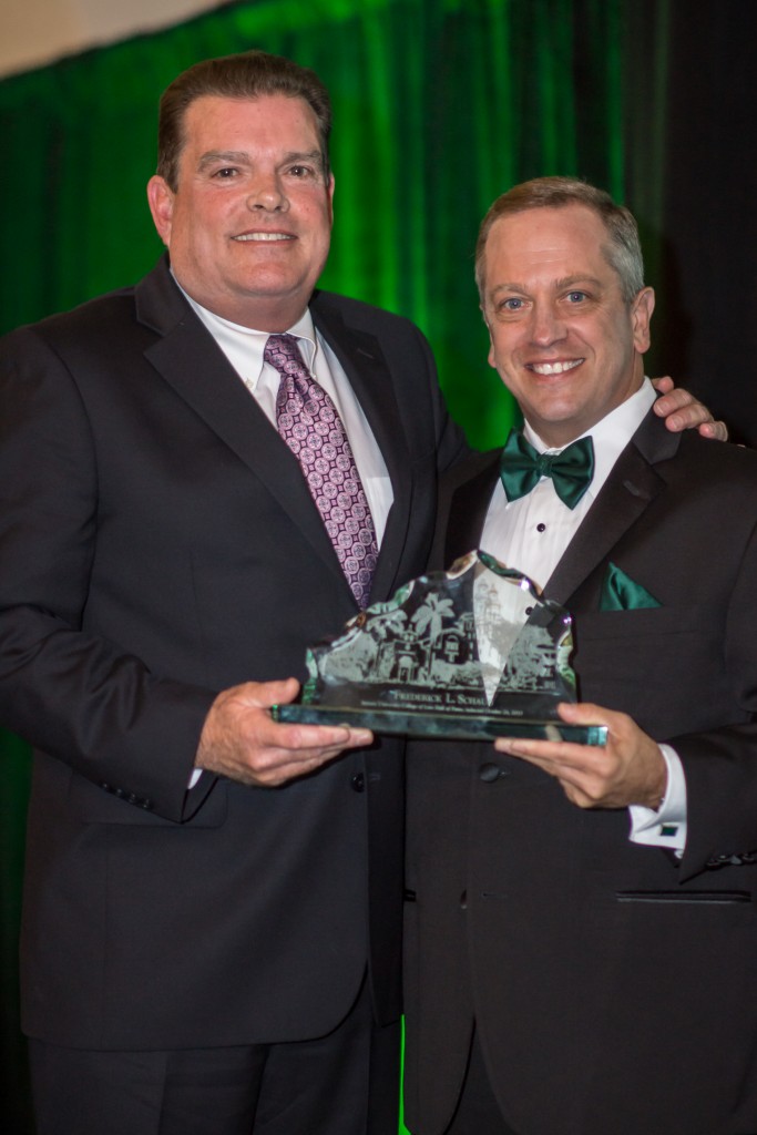 Fred Schaub was inducted into Stetson’s Hall of Fame on Oct. 24.