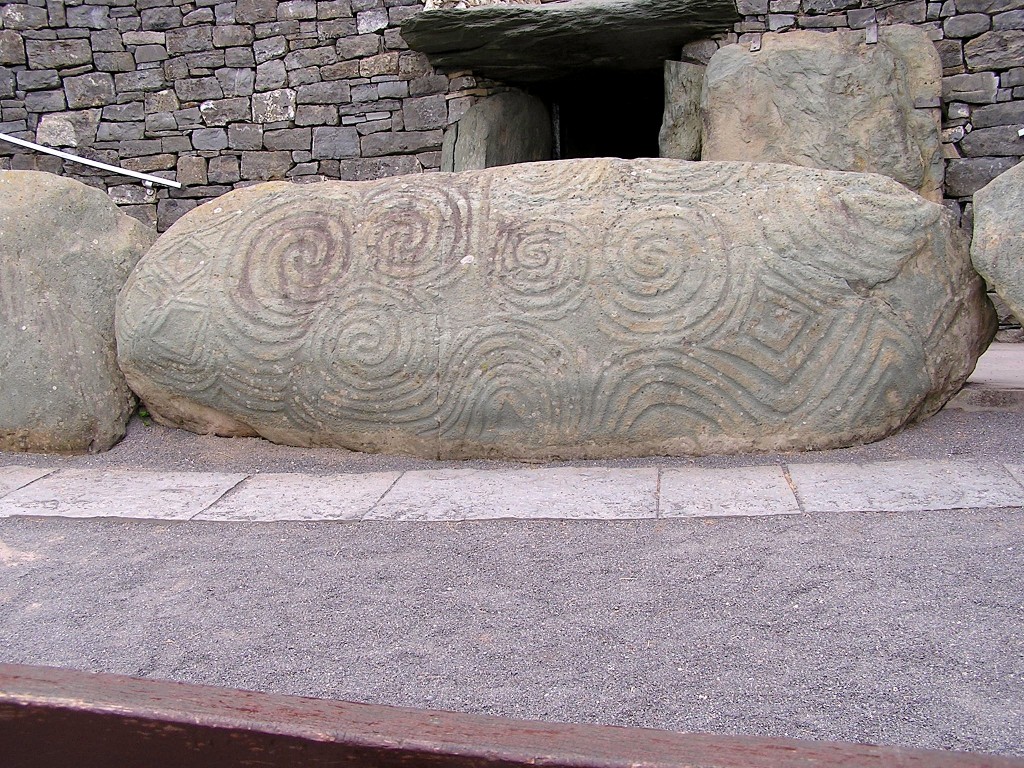 Newgrange Spiral Stone, County Meath, Ireland – Neolithic Studies
