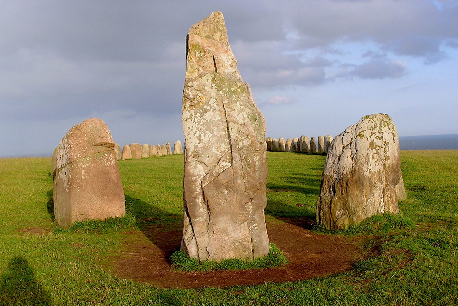 Ale’s Stenar (Ale’s Stones), Kåseberga, near Ystad, Sweden – Neolithic ...