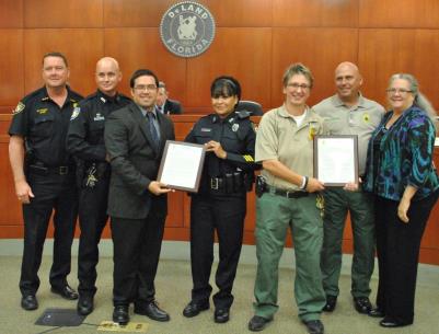 Public Safety Officer honored by City - Stetson Today