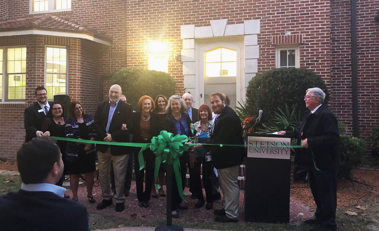 Stetson dedicates Jeffrey and Diane Ginsburg Hillel House - Stetson Today