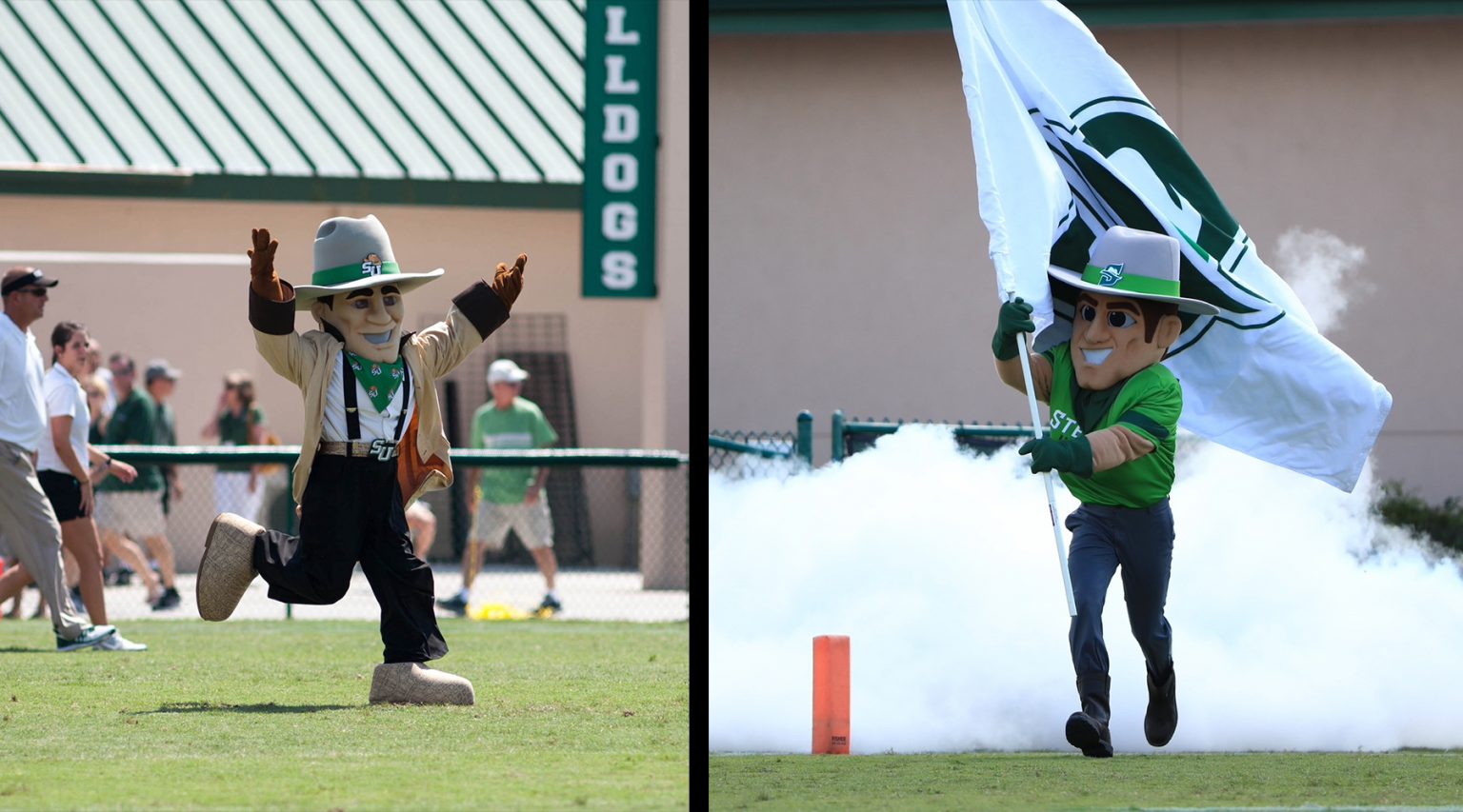 Redesigned John B mascot ups his game for the Hatters - Stetson Today