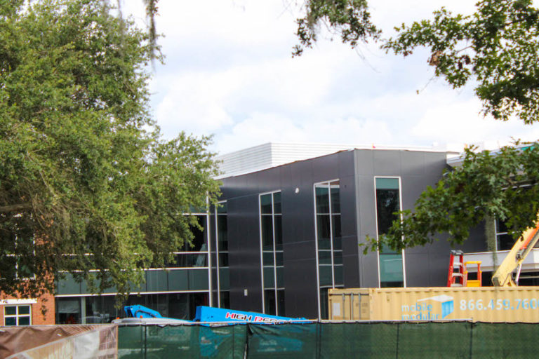 The Cici & Hyatt Brown Hall for Health & Innovation Nears Completion ...