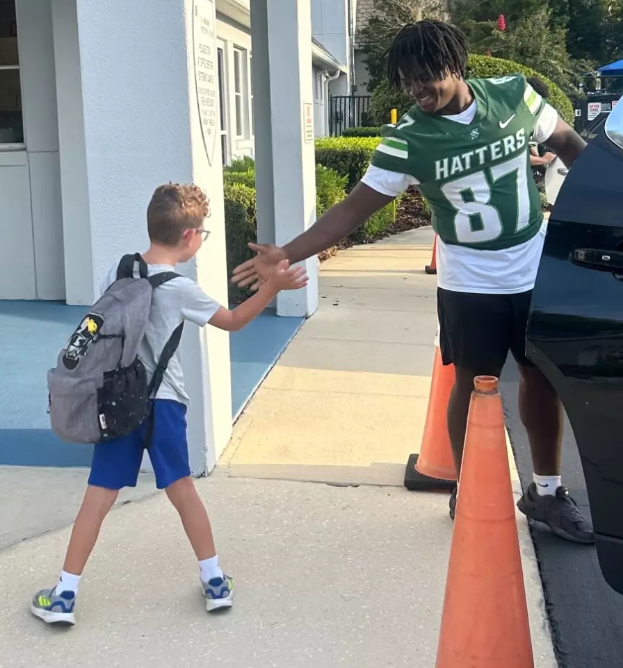 Hatter Football Making A Community Impact - Stetson Today